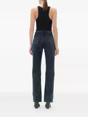 Remain Birger Christensen Ribbed Racer-back Top - Grey