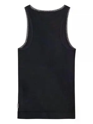 Remain Birger Christensen Ribbed Racer-back Top - Grey