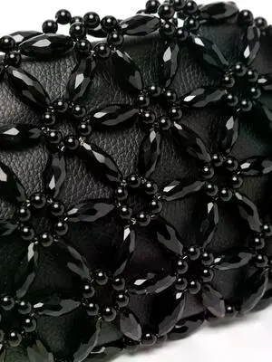 0711 TBILISI Faceted Bead-embellished Clutch Bag