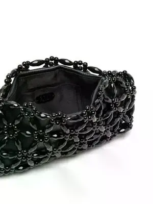 0711 TBILISI Faceted Bead-embellished Clutch Bag