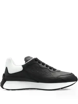 Alexander McQueen Leather Logo Trainers