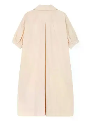 STUDIO TOMBOY Shirt-collar Puff-sleeve Dress