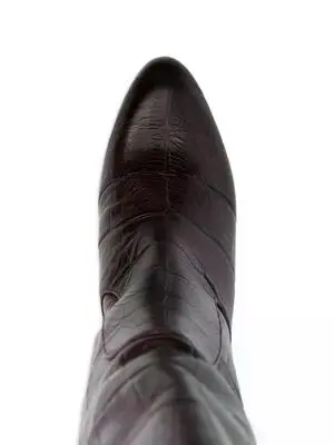 Chie Mihara 85mm Eybal Crocodile-effect Block-heel Boots