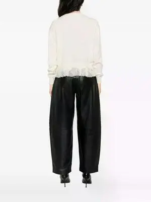 Alexander McQueen Lace-trimmed Cardigan