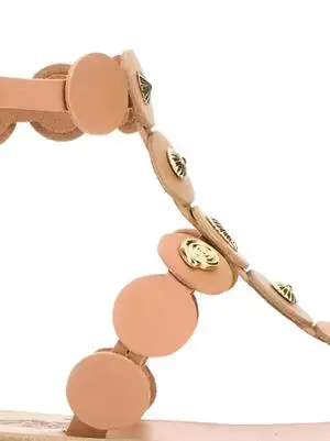 ANCIENT GREEK SANDALS Madison Leather Disc-embellished Sandals