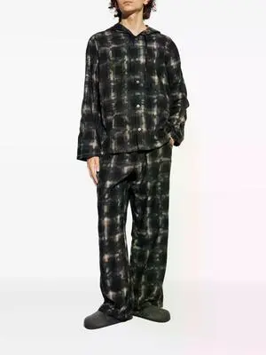 DIESEL® Set-orlando-utlt Hooded Checked Pyjamas - Grey