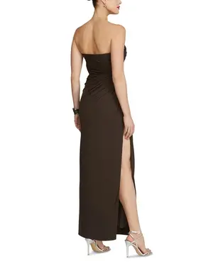 Halston Patrice Ruched Gown