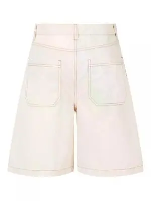 STUDIO TOMBOY Pleated Denim Shorts