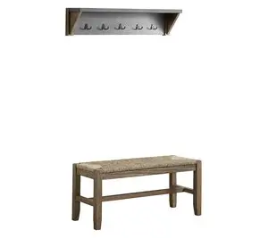 ALATERRE FURNITURE Newport 40' Entryway Coat Ho Ok And Shelf - One-color