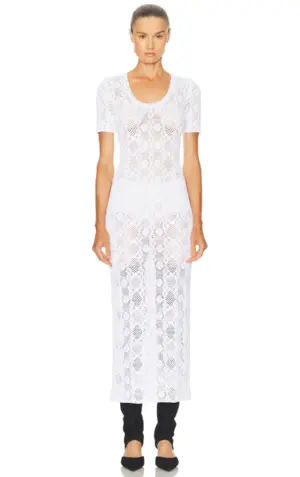 Alaïa Alaϊa Tube Dress - White