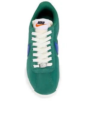 Nike Cortez Sneaker - Evergreen Aura  Sail  White  & Hyper Roy