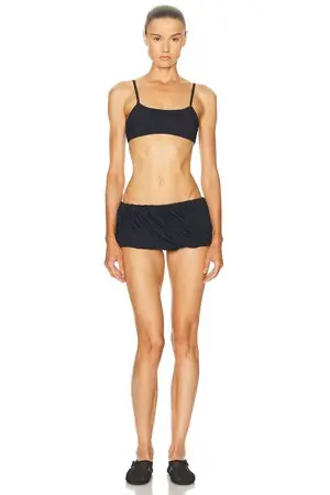 Alaïa Twist Bikini Set Noir Alaia