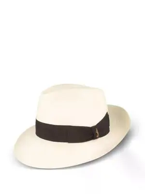 Borsalino Bow-detail Panama Hat - Neutrals