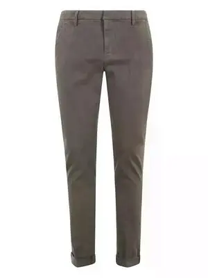 DONDUP Cuffed-hem Chinos - Grey