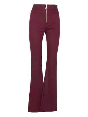Patrizia Pepe Logo Front-zip Trousers