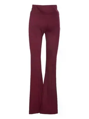 Patrizia Pepe Logo Front-zip Trousers