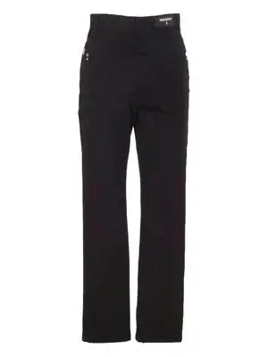 Patrizia Pepe Logo-patch Button Trousers