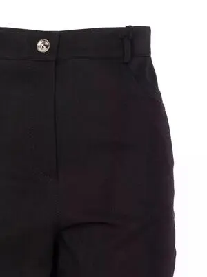 Patrizia Pepe Logo-patch Button Trousers