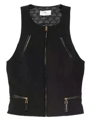Elisabetta Franchi Zip-front Tank Top
