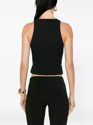 Elisabetta Franchi Zip-front Tank Top