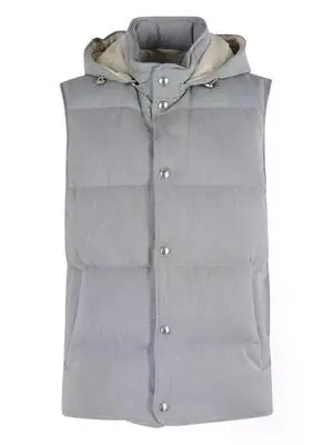 Eleventy Hooded Vests For Men