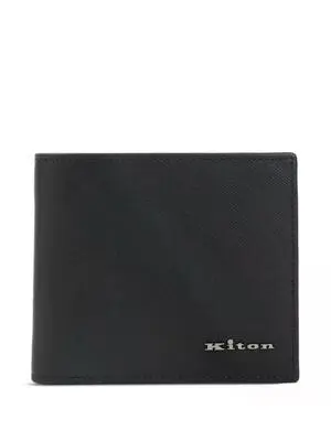 Kiton Leather Wallet - Black