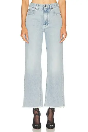 Valentino Garavani Raw Edge Hem Jeans For Women
