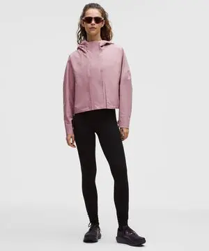 Lululemon Rain Chaser Cropped Jacket - Rose Blush