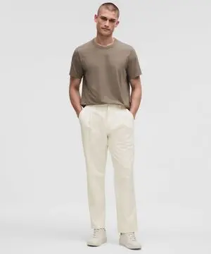 Lululemon Lululinen Pleated Trouser - Light Ivory