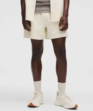 Lululemon Stretch Ripstop 5" Shorts - Light Ivory