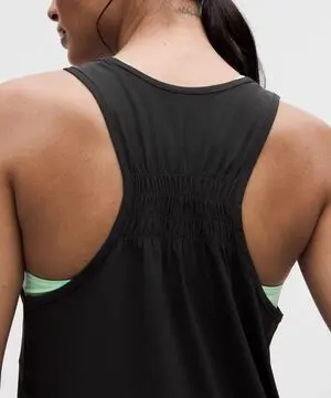 Lululemon Ruched Racerback Tank Top Black