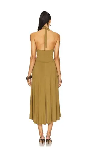 Steve Madden Hazel Halterneck Midi Dress
