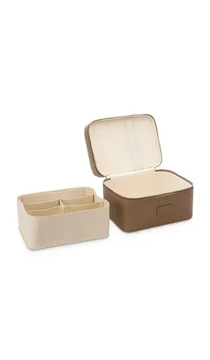 ETOILE COLLECTIVE Duo Vanity Case - Cappuccino
