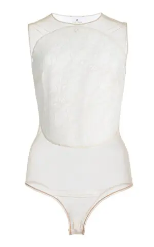 White Lace Bodysuits