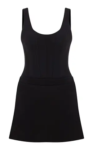 Ila Nora Corseted Mini Dress - Black