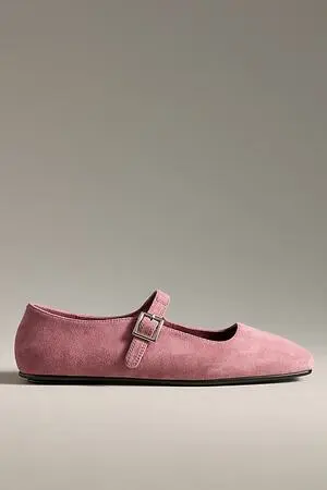 Jeffrey Campbell Elise Mary Janes - Dusty Rose Suede