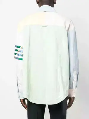 Thom Browne Panelled-design Pastel Shirt
