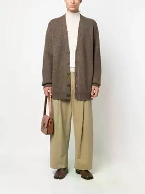 MAISON MARGIELA V-neck Alpaca-blend Cardigan