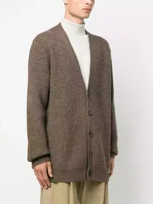 MAISON MARGIELA V-neck Alpaca-blend Cardigan