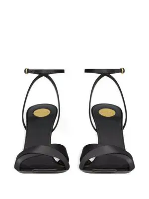 Saint Laurent 110mm Crossover-straps Wedge Sandals