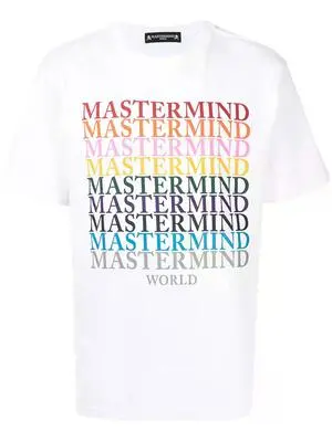 MASTERMIND WORLD Skull Logo-print Cotton T-shirt White