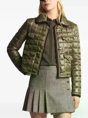 FAY Quilted Cropped Jacket