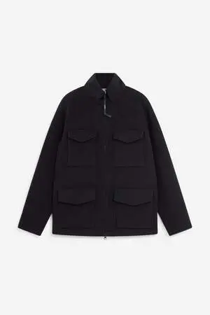 Aspesi NELSON Wool Jacket - Dark Navy