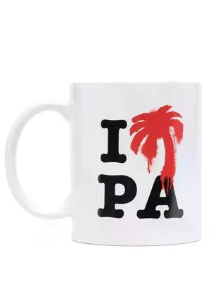 Palm Angels I Love Pa Ceramic Mug - White