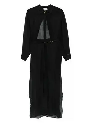 Le Kasha Linen Midi Dress