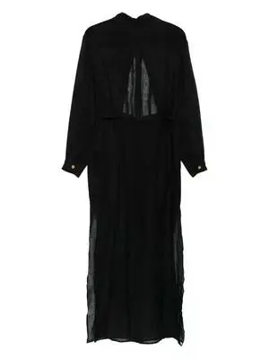 Le Kasha Linen Midi Dress