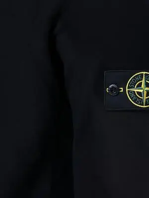 Stone Island Zip-front Cardigan With Logo Patch