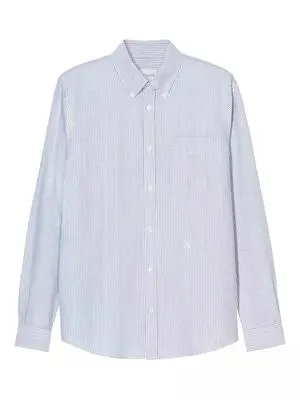 Closed Striped Button-down Shirt - Blue