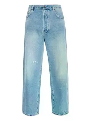 Moschino Logo-patch Jeans - Blue