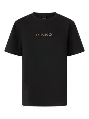 Pinko Logo-detail Crew-neck T-shirt